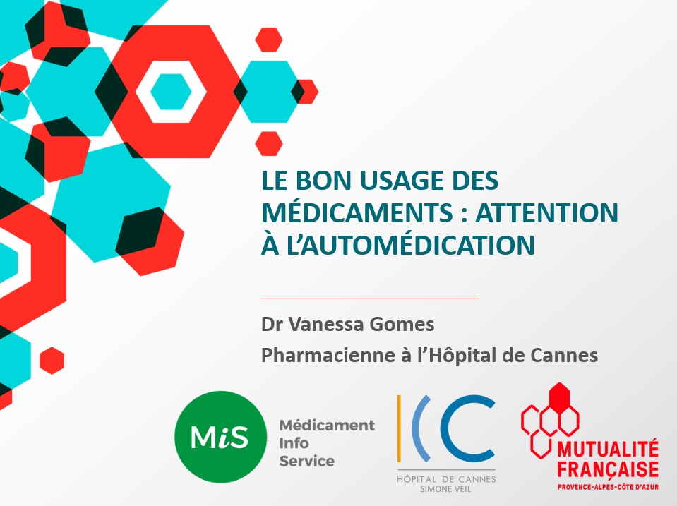Webconférence « Bon usage des médicaments : attention à l ...